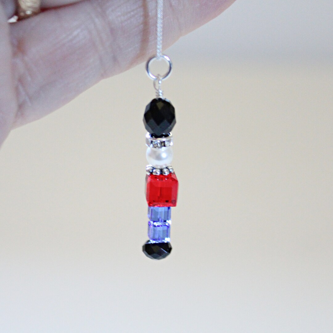 Swarovski Nutcracker Necklace: Sterling Silver Christmas Pendant - Etsy