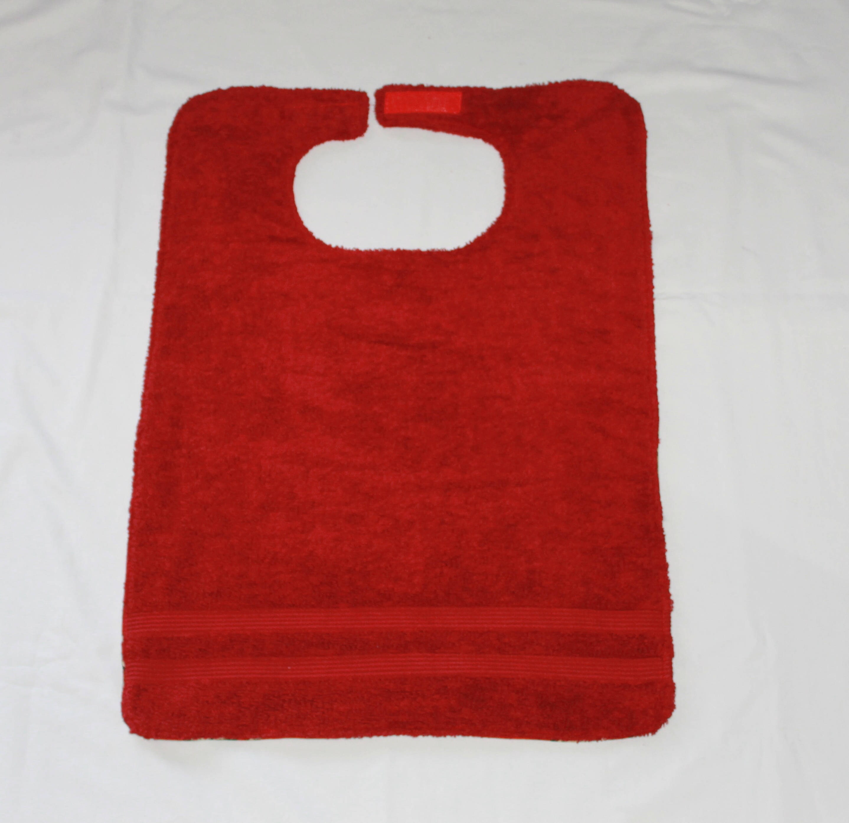 Nostalgic Holiday Adult Bib / Clothes Protector cotton Terry Cloth ...