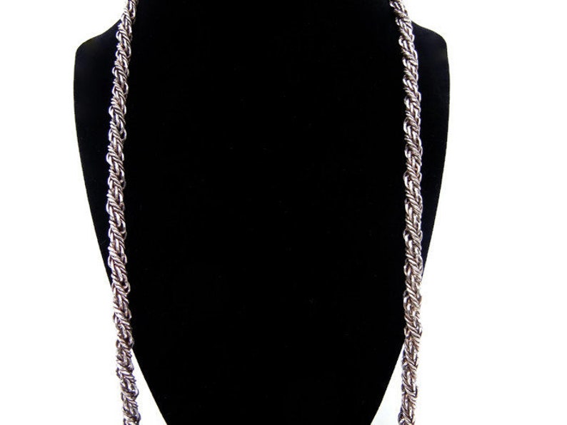Sterling Silver Wide Twisted Rope Chain 30 Inches Long or 77 | Etsy