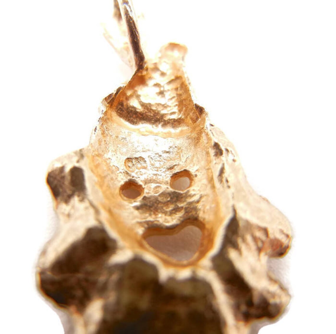 Clown Charm Pendant Solid 14k Yellow Gold Jester Gold - Etsy