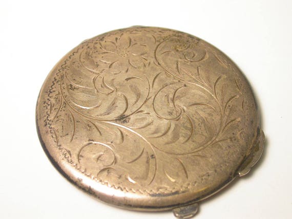 Vintage Silver Powder Case Powder Compacts, Cigarette Cases, Luxury