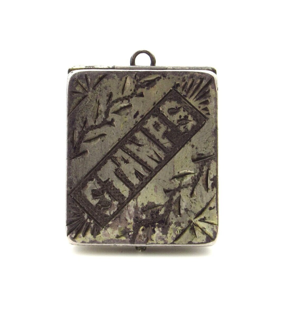 Vintage Sterling Silver Postage Stamp Holder Stamp Locket Charm in ...