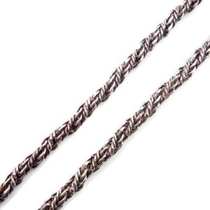 Sterling Silver Wide Twisted Rope Chain - 30 Inches Long or 77 Cm - 5 ...