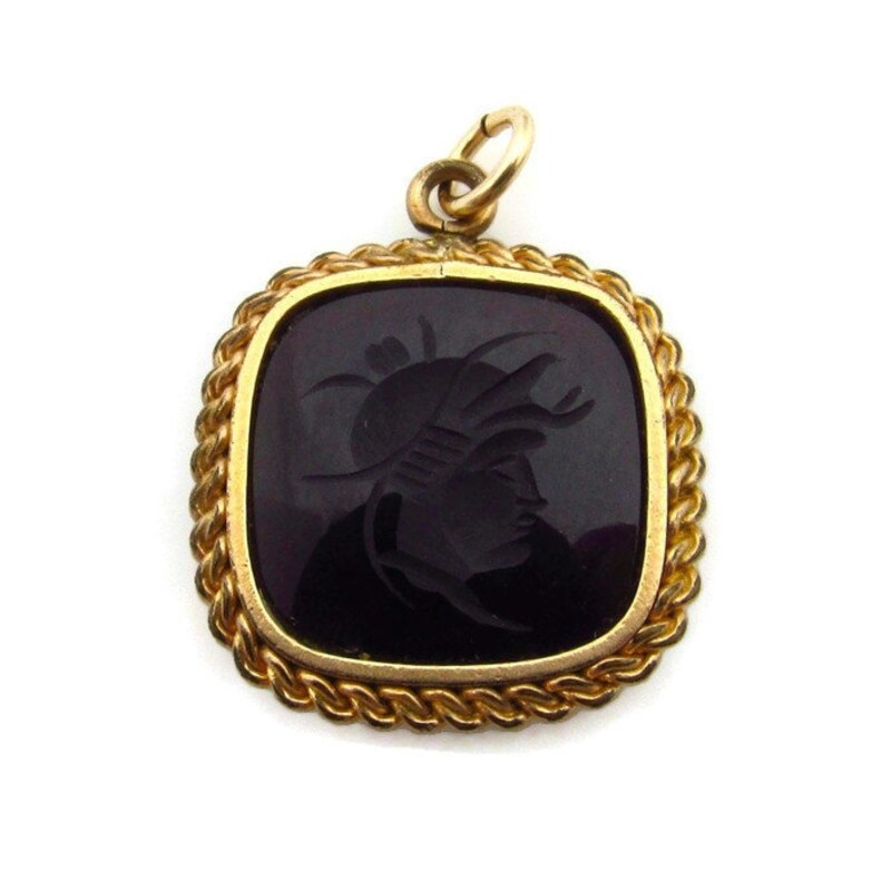 Intaglio Pendant - Etsy