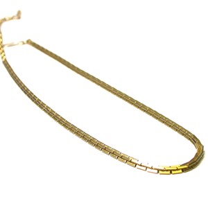 Vintage Gold Tone Chain - Elegant 18" or 46 Cm - Gold Tone Link Chain ...