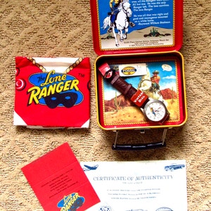 Lone Ranger Limited Edition Fossil Wrist Watch Set With Lunch Box ...