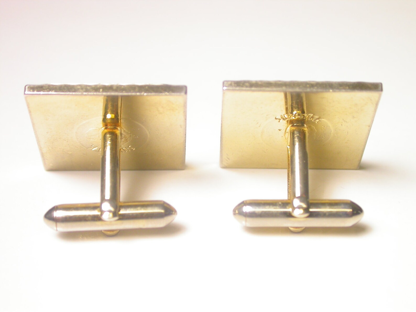 Swank Cuff Links Vintage Gold Plated Square Cufflinks - Etsy
