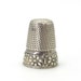 Antique Sterling Silver Floral Thimble Size 10 Georgian Sewing Thimble ...