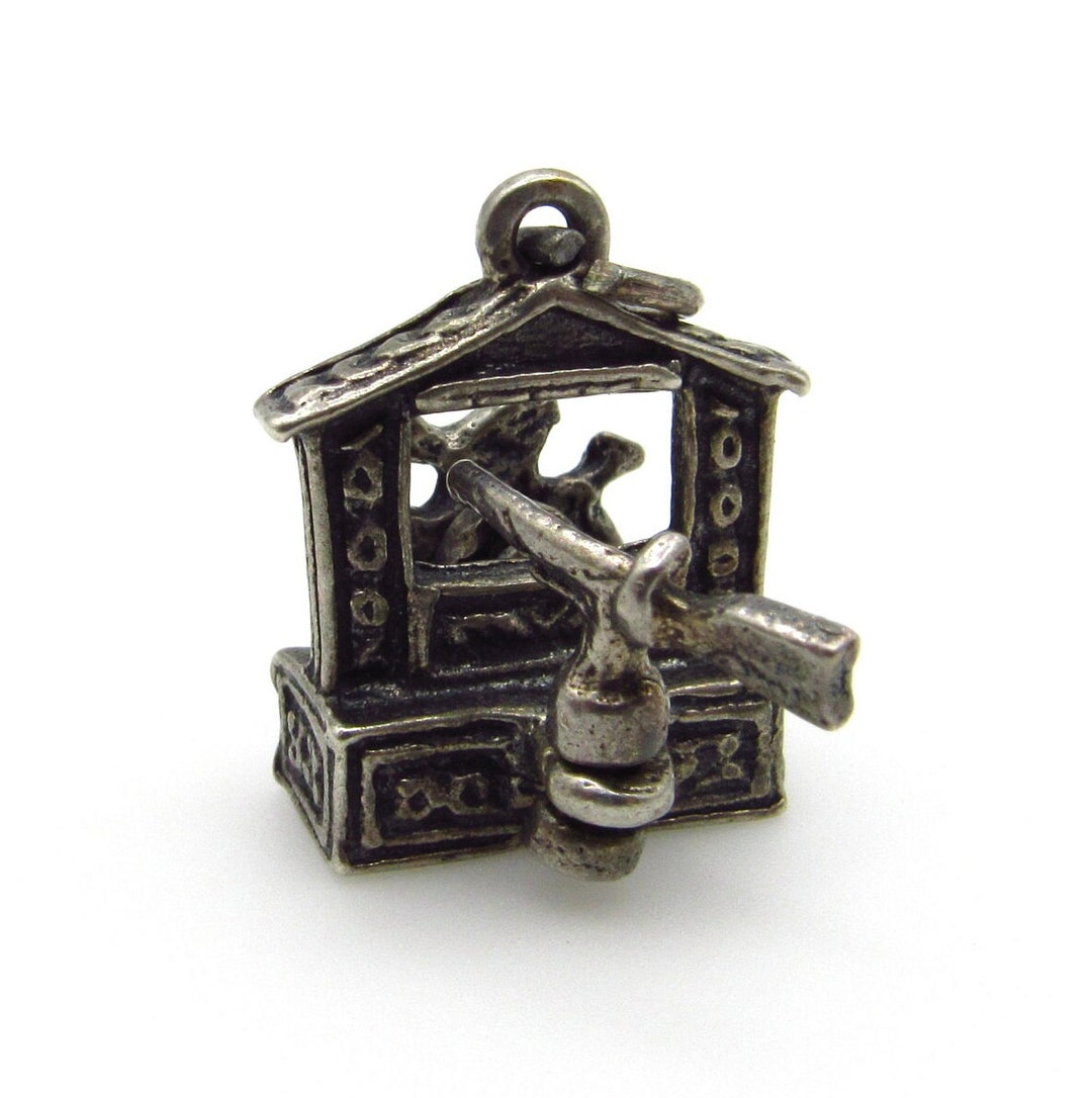 Shooting Gallery Riffle Ducks Charm in Sterling Silver Three ...