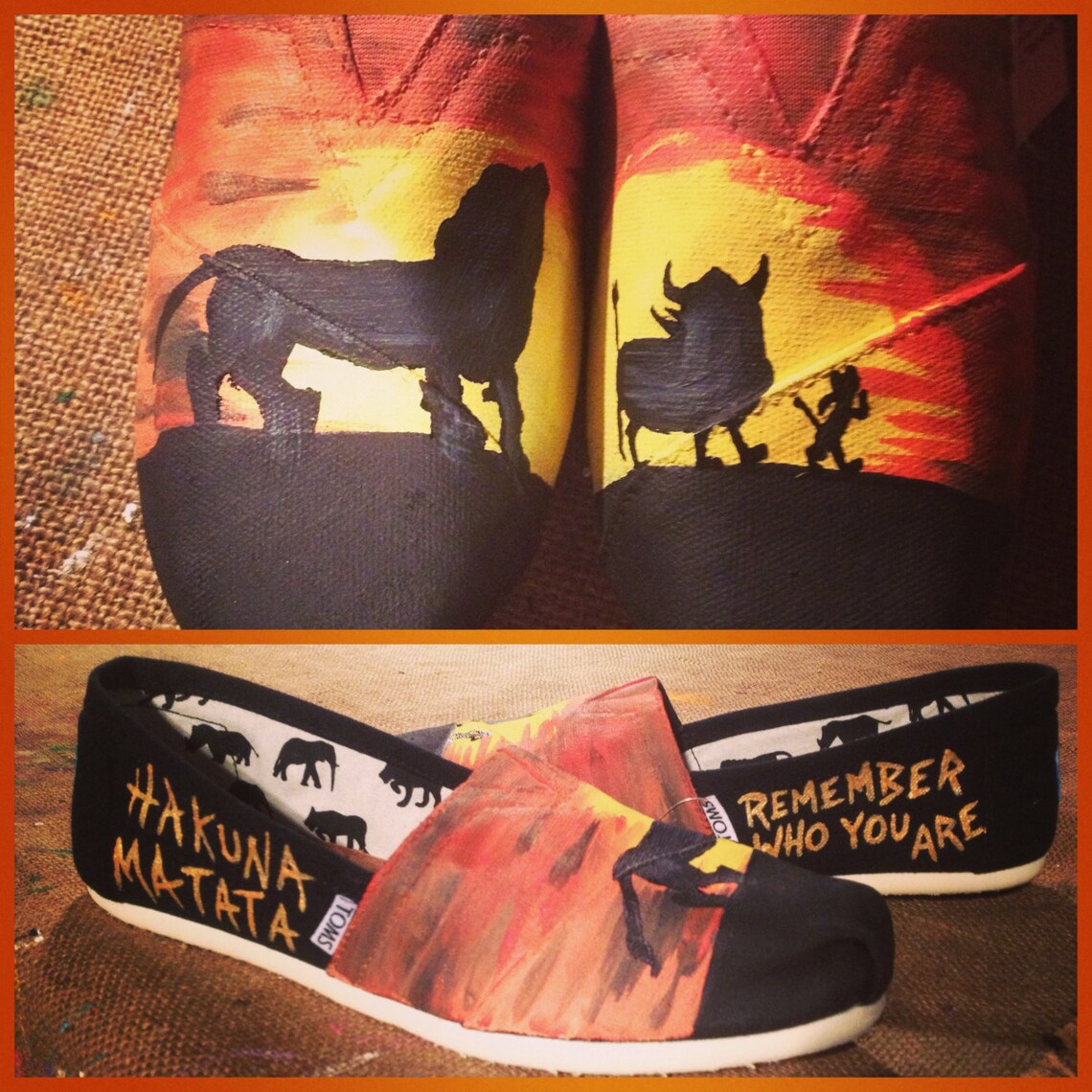 Lion King Shoes - Etsy