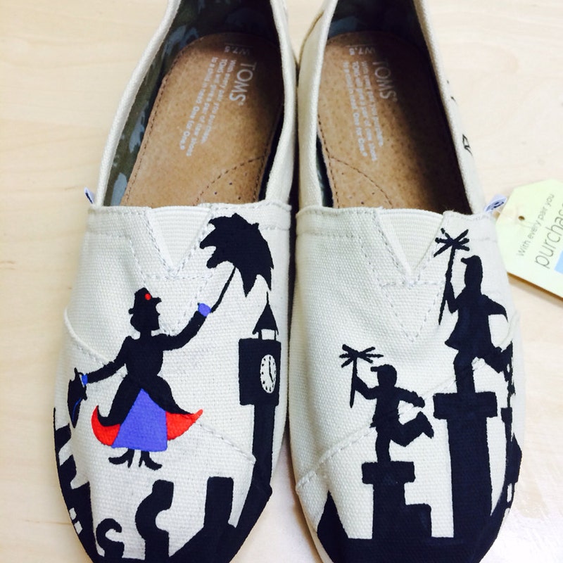 Hand Painted Toms - Etsy