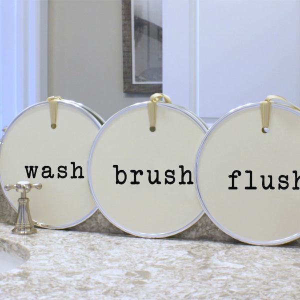 Flush Sign - Etsy