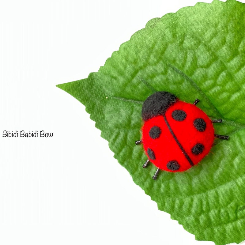 Ladybug Hair Clip - Etsy