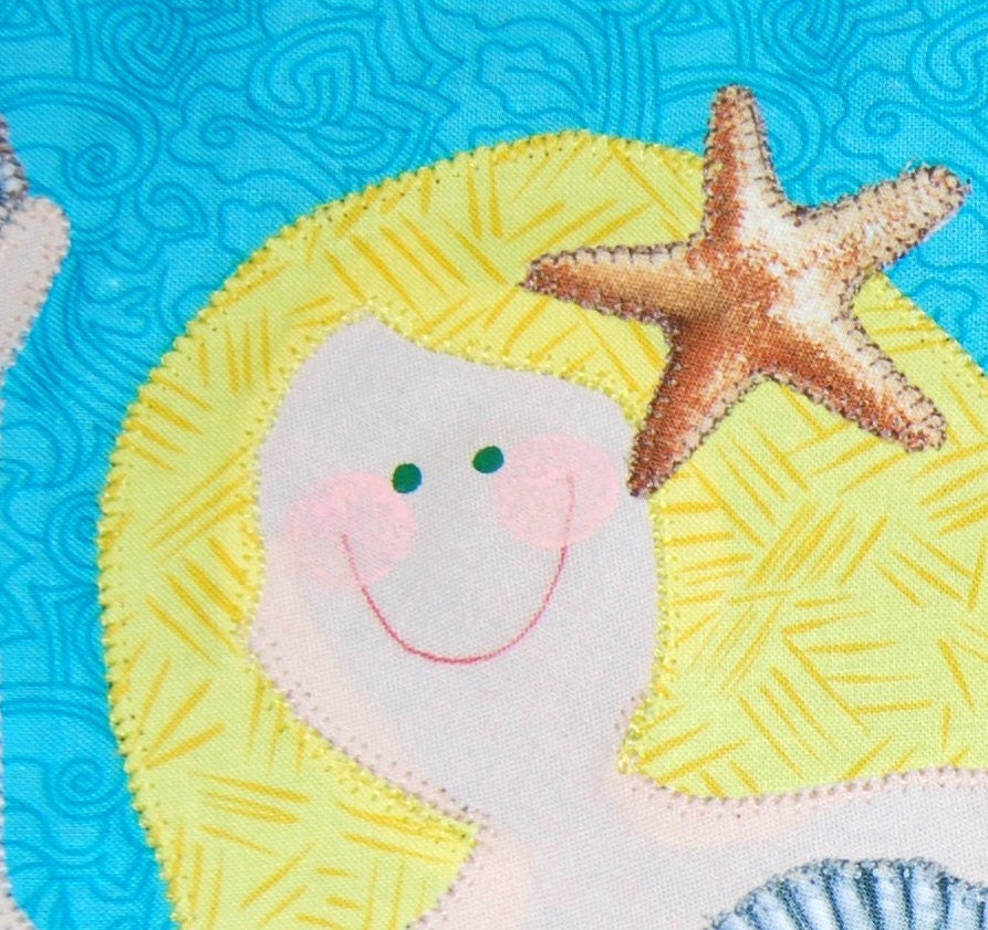 Sewing Pattern -mermaid Beach Bag (vinyl Pet Screen Bag) Downloadable ...