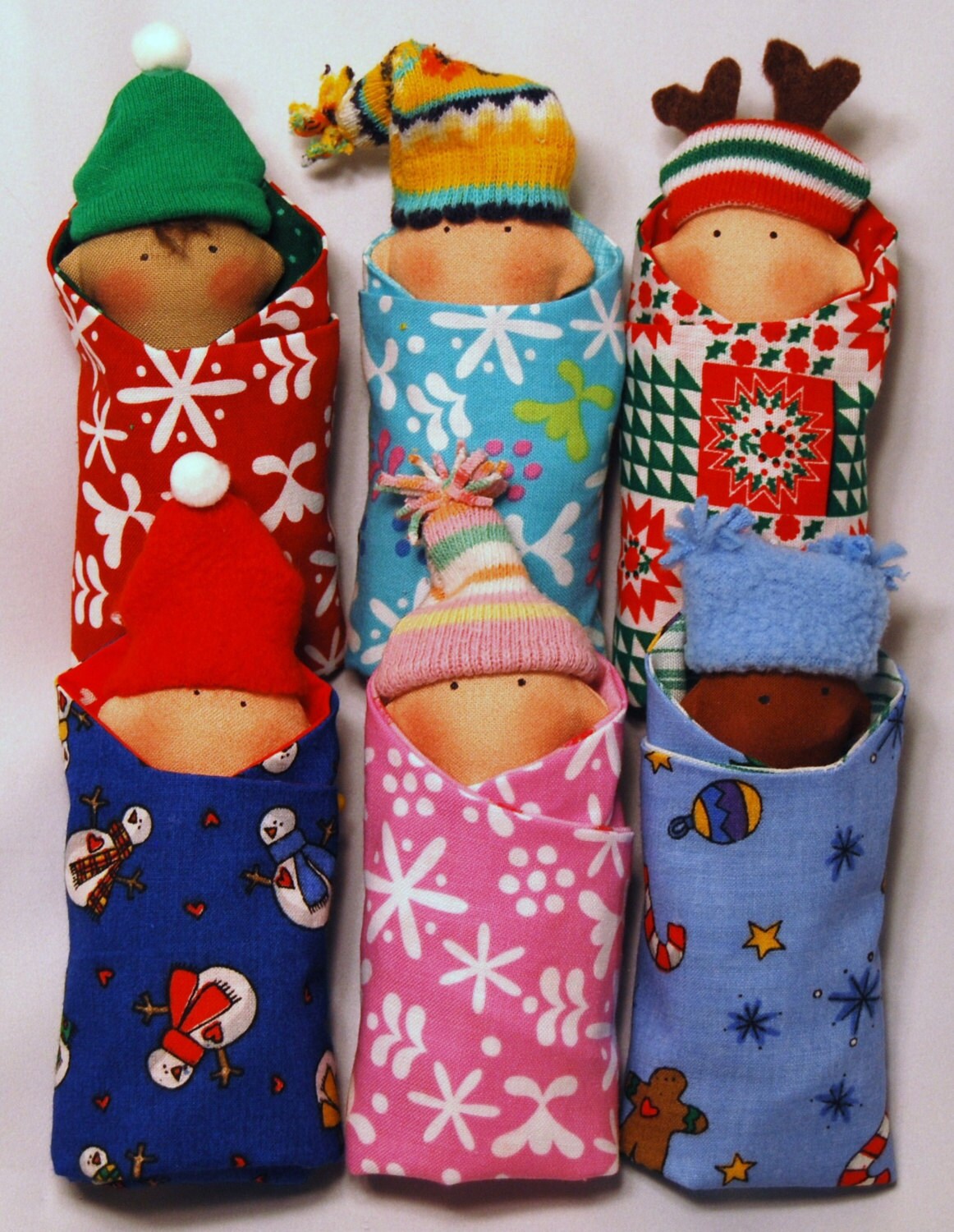 Sewing Pattern for Burrito Babies - Baby's First Christmas Pattern ...