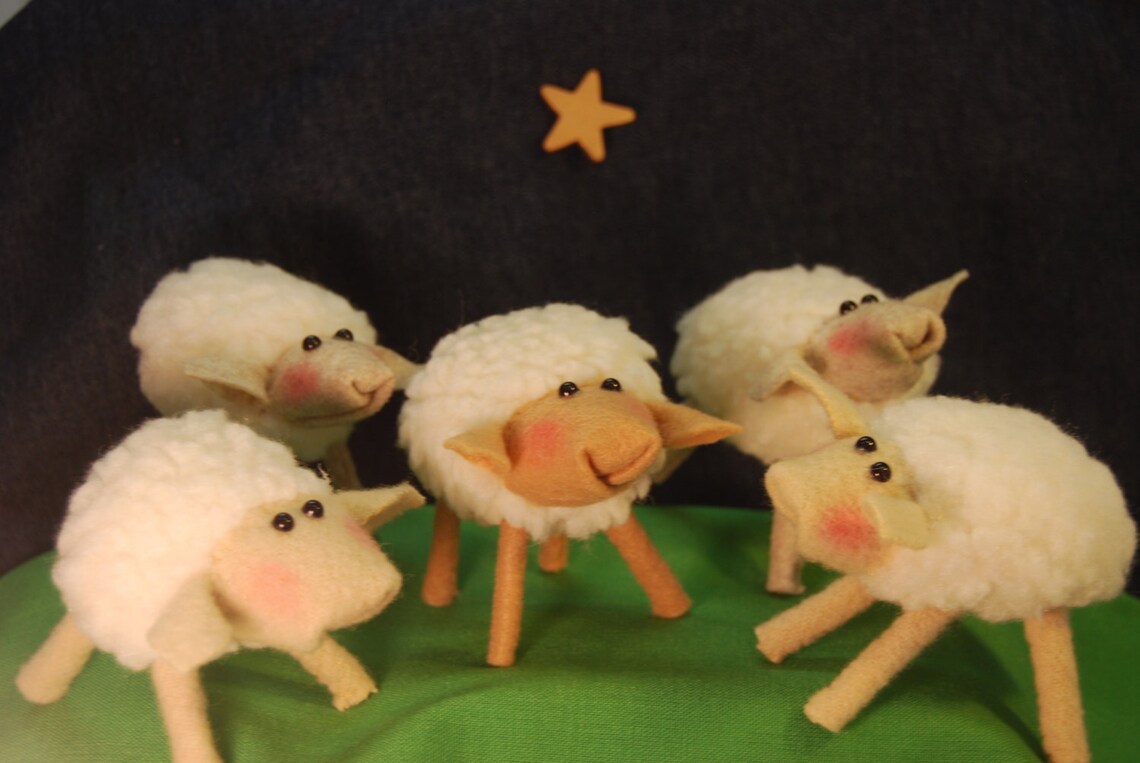 Hand Sewing Pattern -sweet Sheep (downloadable) - Etsy