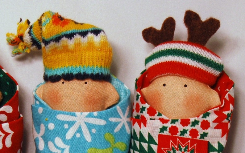 Sewing Pattern for Burrito Babies - Baby's First Christmas Pattern ...