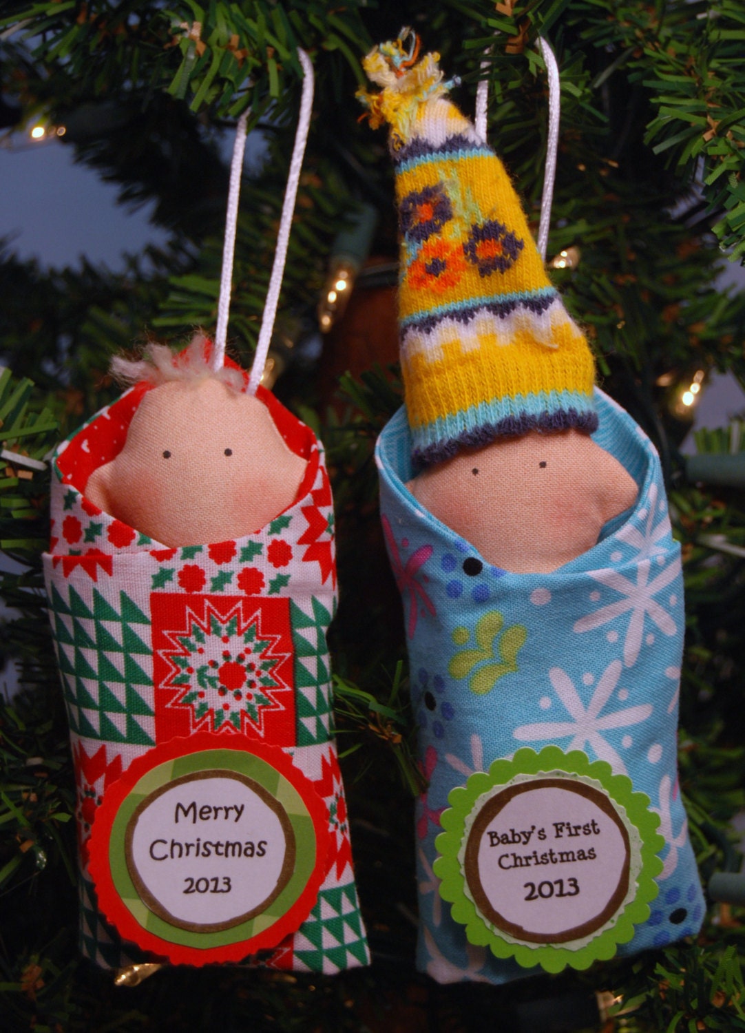 Sewing Pattern for Burrito Babies - Baby's First Christmas Pattern ...