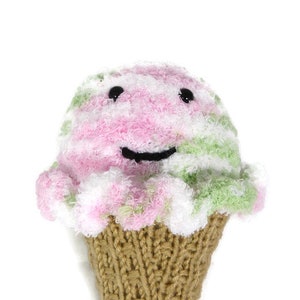 Ice Cream Plush Toy With Options for the Face - Etsy