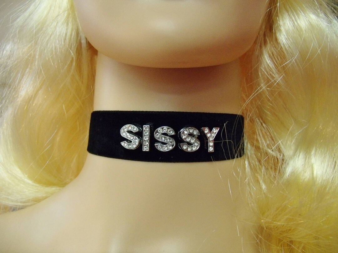 ANY Words Any Size Personalized Choker Black Velvet Collar - Etsy