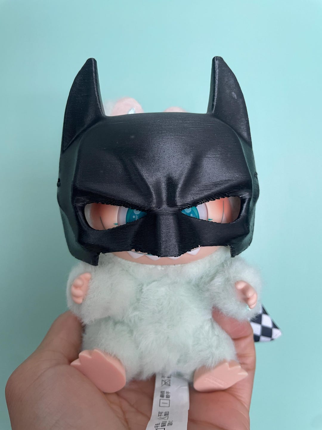 Mini 3D Printed Batman Mask for Labubu – Custom PLA Accessory for ...