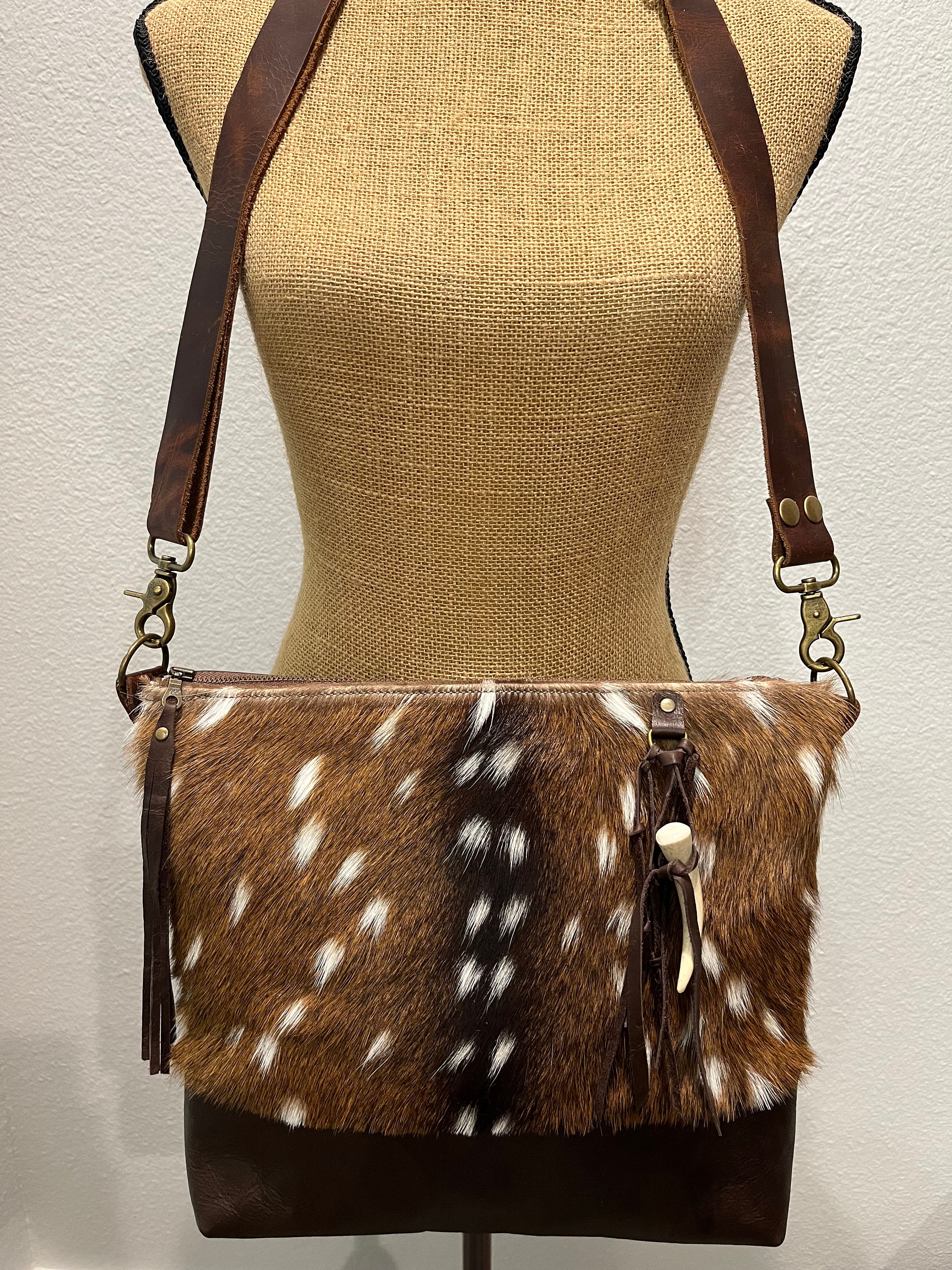 Axis Deer Hide Purse/crossbody MADE TO ORDER - Etsy