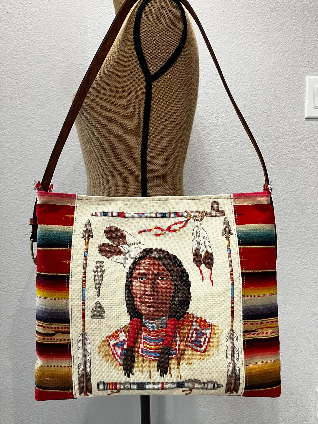 Native American Indian Vintage Serape Purse - Etsy