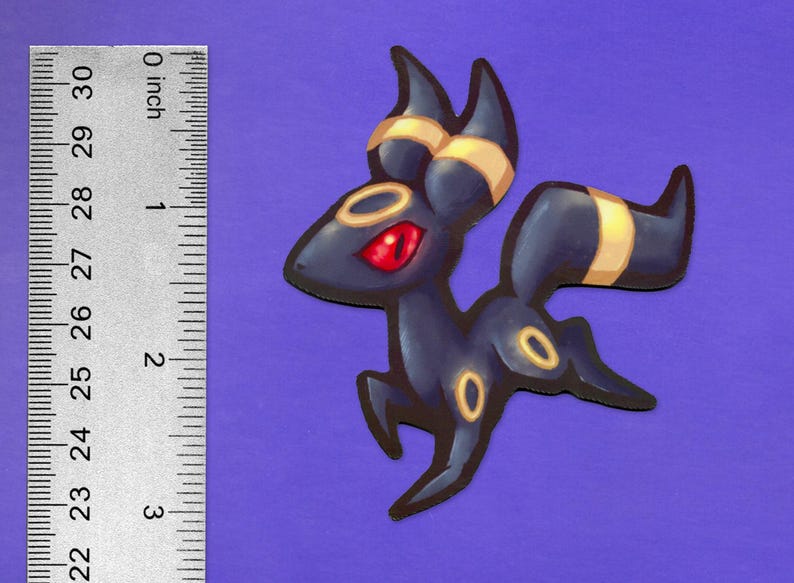 Pokemon Umbreon Sticker | Vinyl Sticker | Holographic or Glossy - Etsy