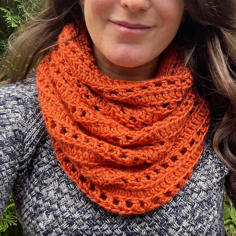 Burnt Orange Scarf - Etsy