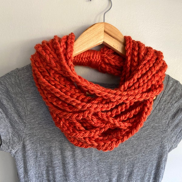 Burnt Orange Scarf - Etsy