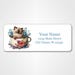 Personalized Return Address Labels - Vintage Roses Design - 120 Custom ...