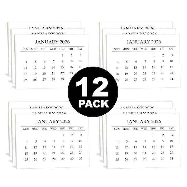 Mini Calendar - Etsy