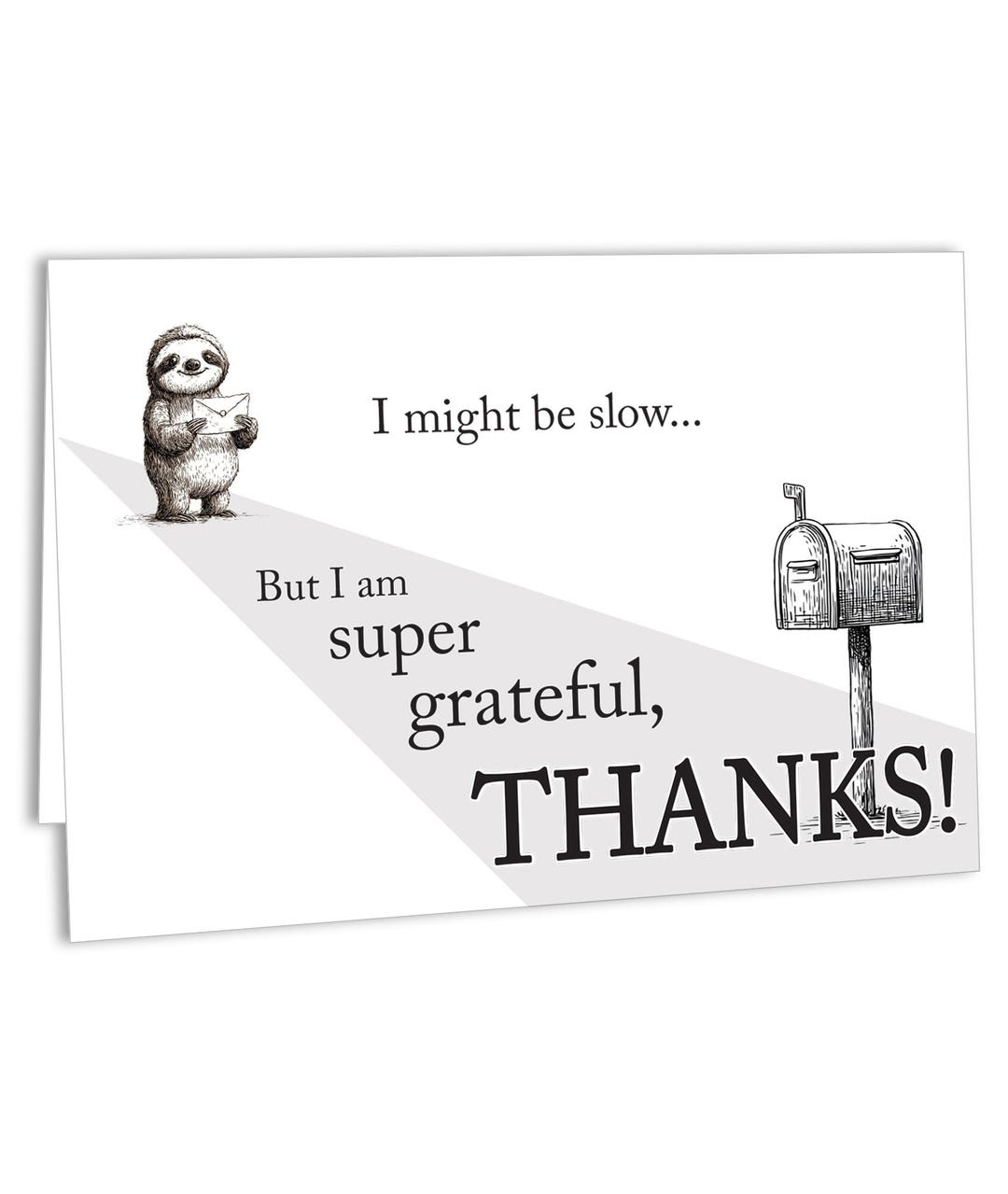 Funny Sloth Thank You Cards With Envelopes (12-pack) - Etsy
