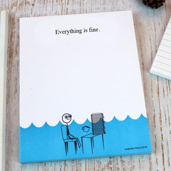 Note Pad - Etsy