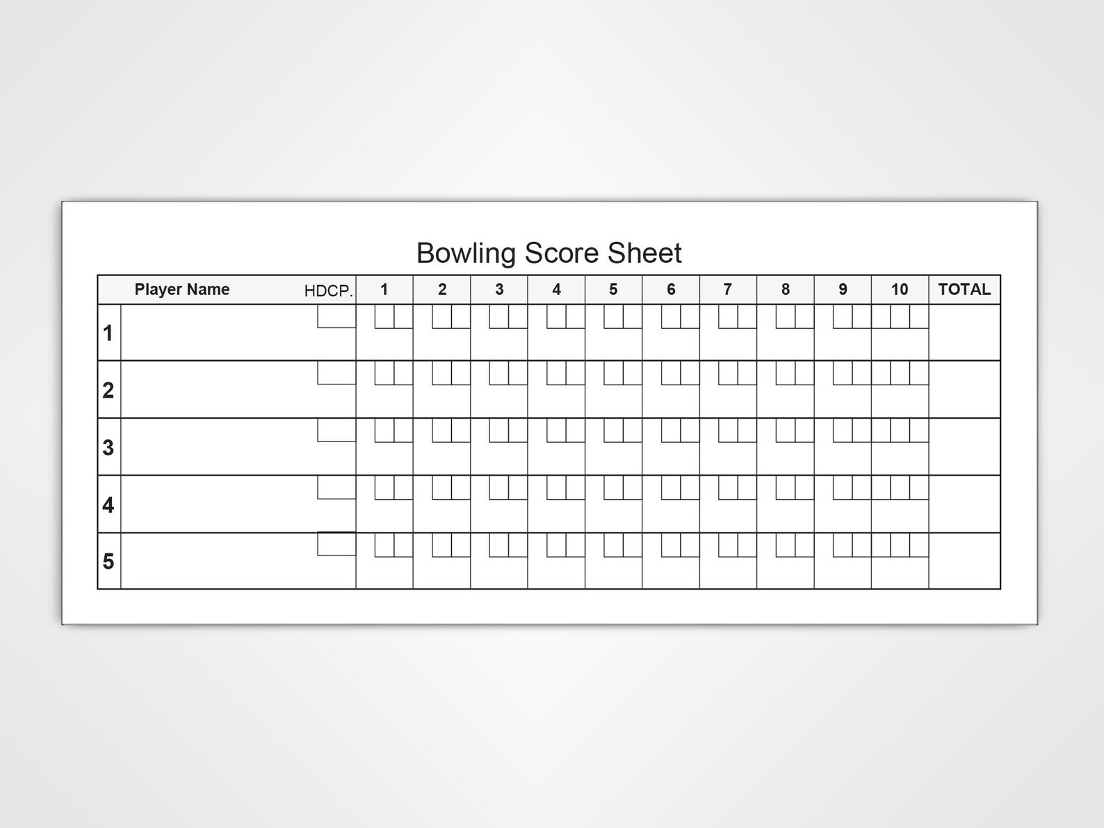 Bowling Score Pads 3-pack by Guajolote Prints - Etsy