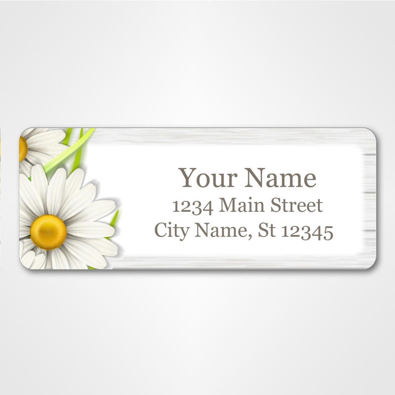 Personalized Self Adhesive Address Labels - Etsy