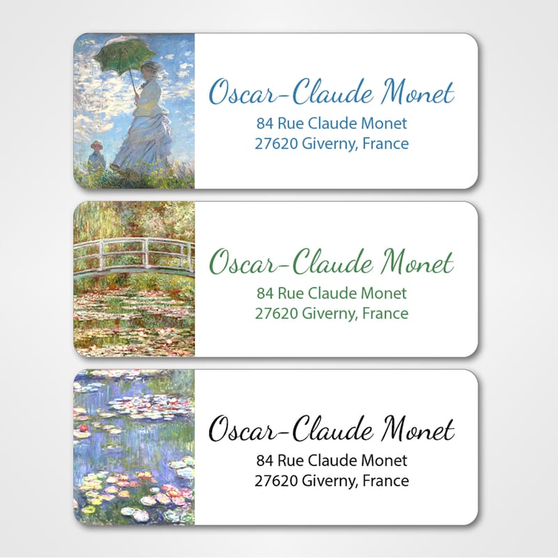 Personalized Self Adhesive Address Labels - Etsy