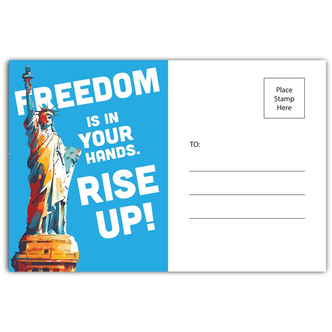 Print Your Own Protest Postcards at Home - Freedom is in Your Hands ...