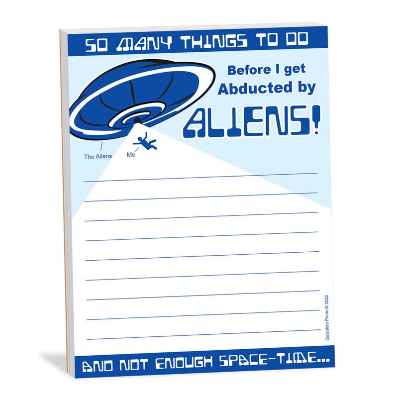 Notepad Ufo - Etsy