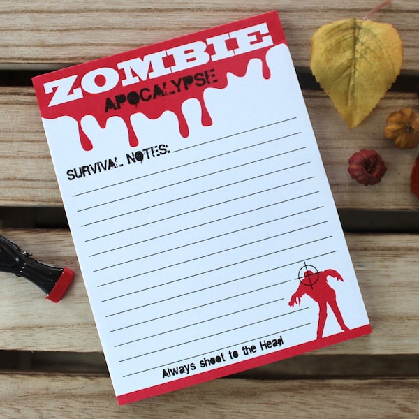 Horror Notepad - Etsy
