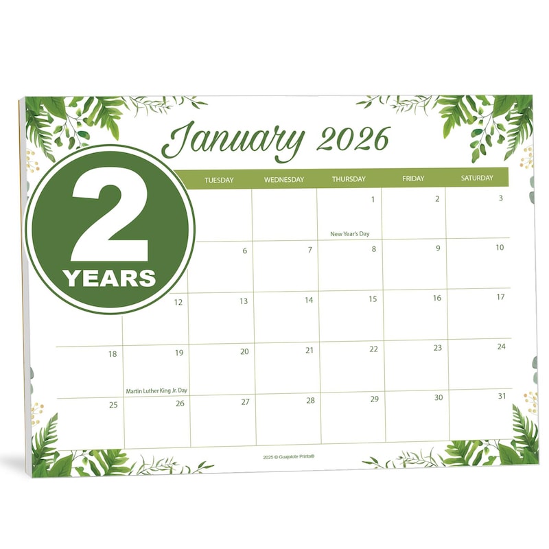 Magnetic Refrigerator Calendar - Etsy