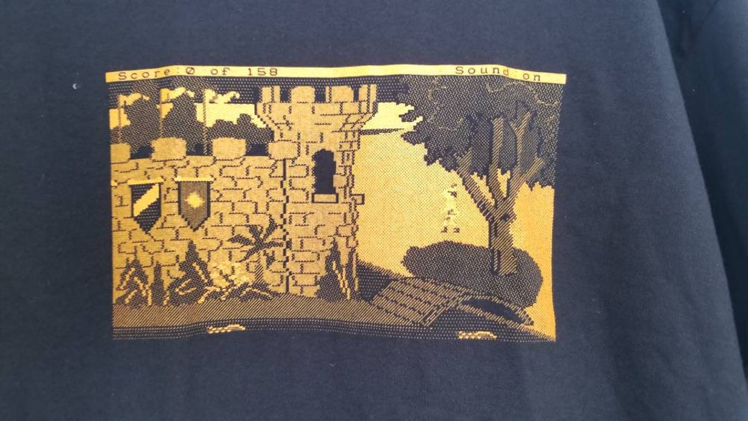 Kings Quest in Amber Using Hercules Graphics Card. Hand Printed T-shirt ...