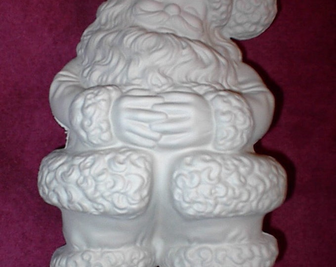 Large Bisque Santa - Etsy