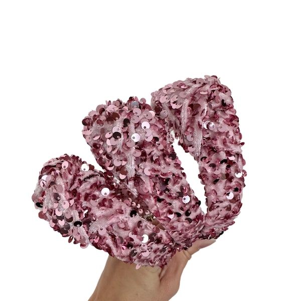 Sequin Headband - Etsy