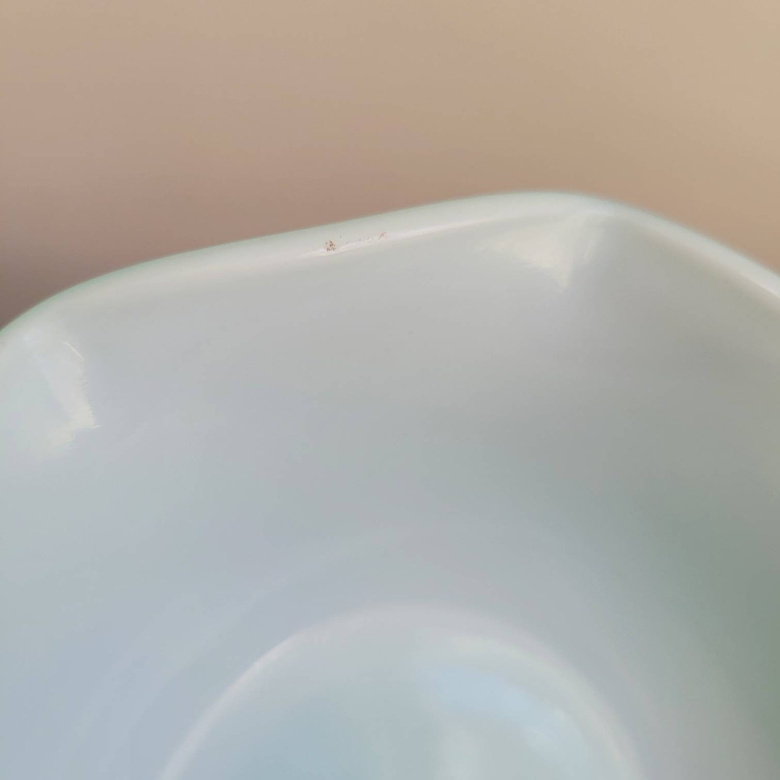 Vintage Turquoise Hazel Atlas Crinoline Ruffle Bowl / Ripple Bowl ...