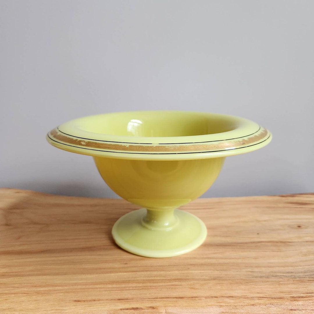 Vintage Antique 1920s Cambridge Glass Primrose Uranium Yellow Custard ...