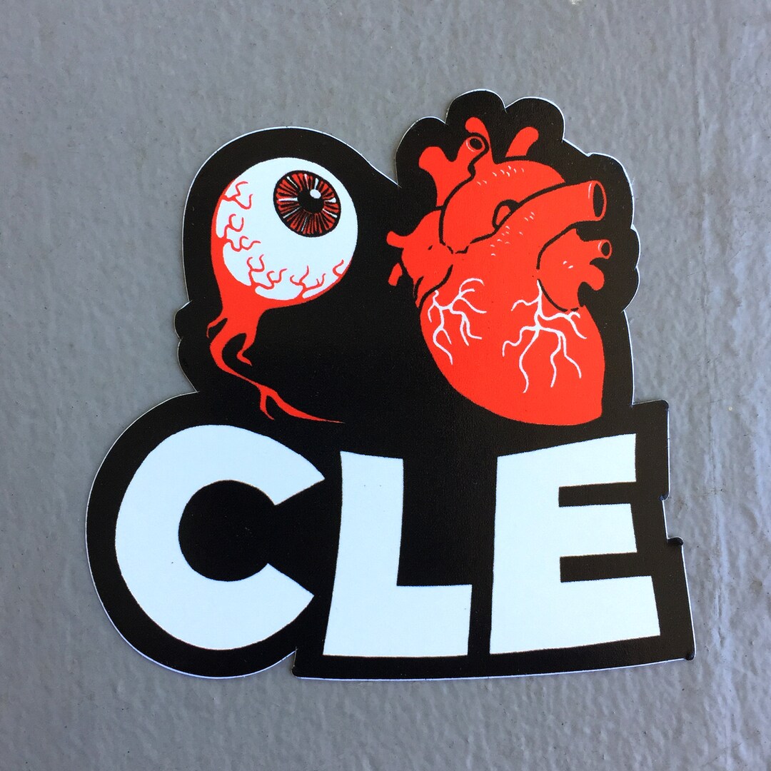 Eye Heart Cleveland Sticker - I Love Cleveland - 3" Vinyl - Etsy