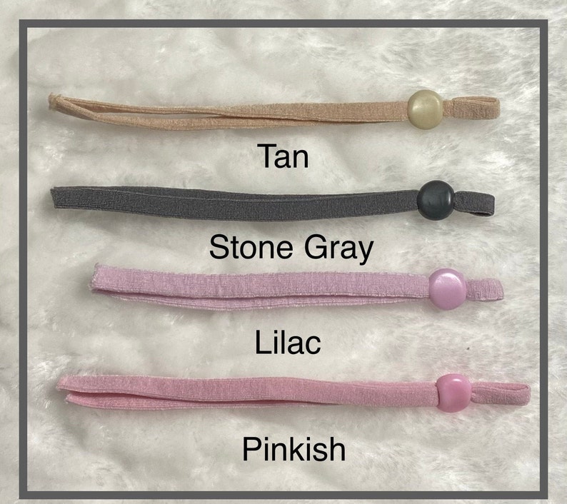 Adjustable elastic bands for Face Masks in 30 colors. Soft | Etsy