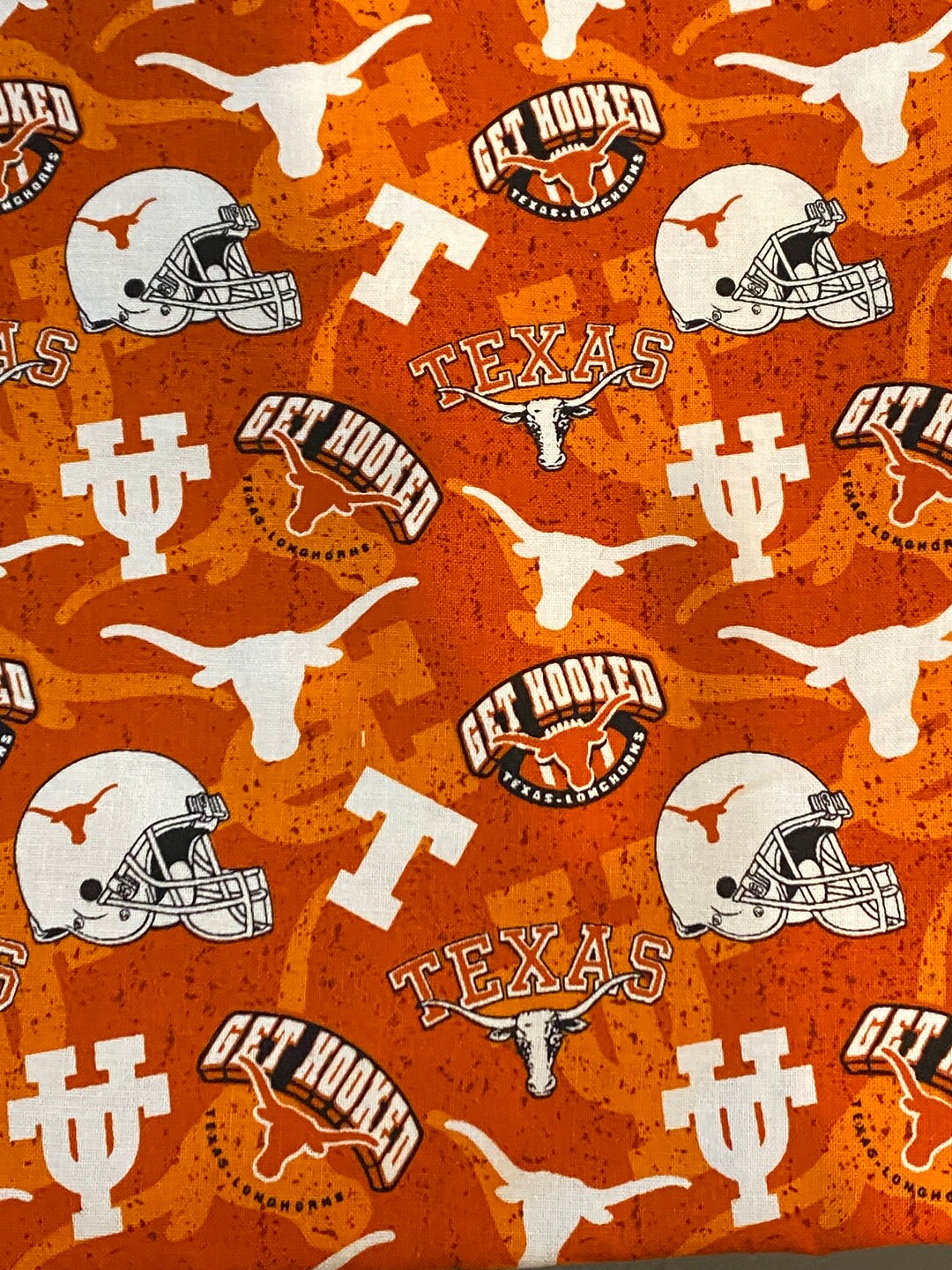 UT Univerisity of Texas Longhorns Fabric by the Yard or 1/2 Yard - Etsy