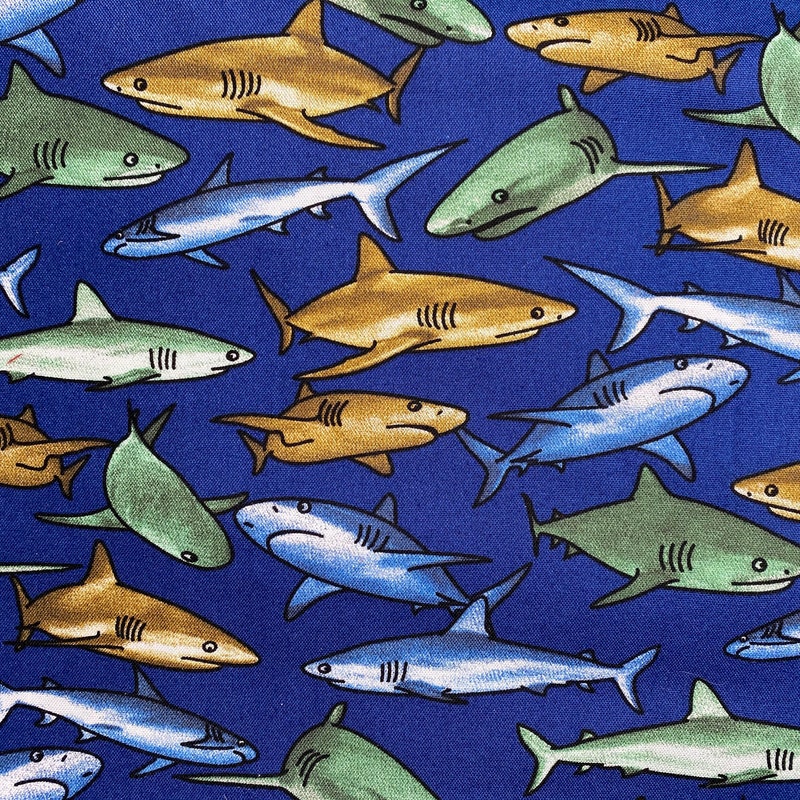 Shark Fabric - Etsy